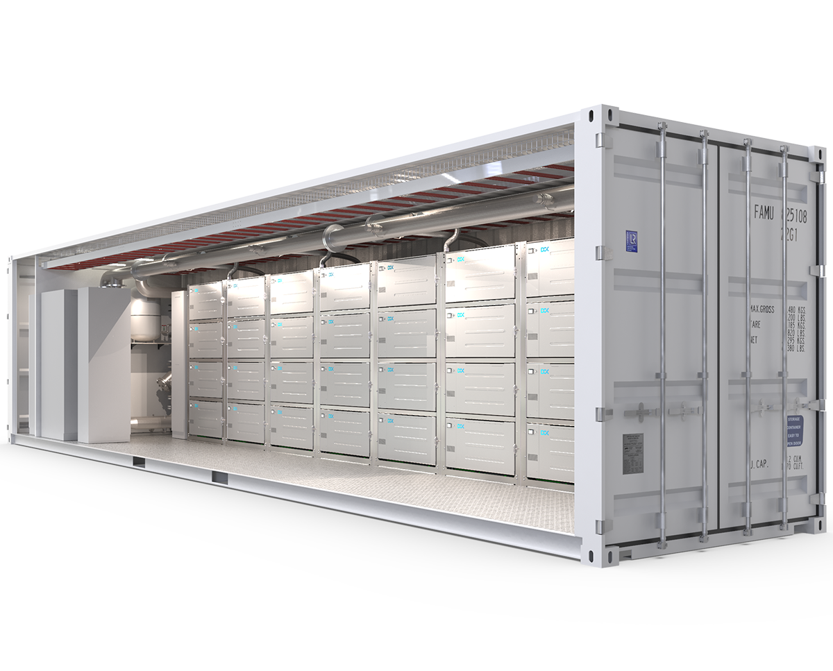 40HD Immersion Mining Container - DCX Liquid Cooling Company