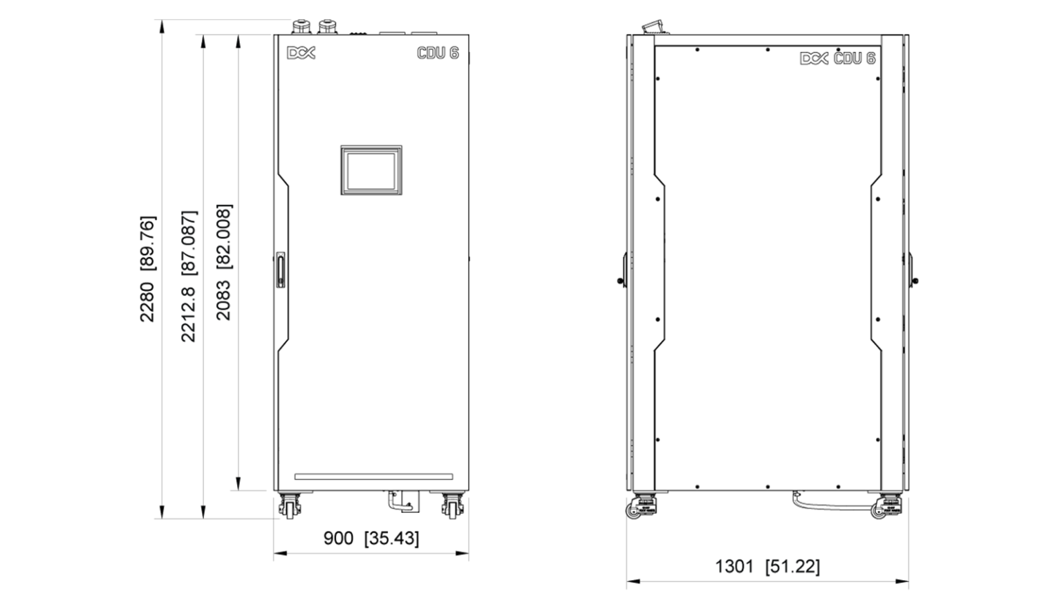 CDU 6: in-rack Coolant Distribution Unit - DCX