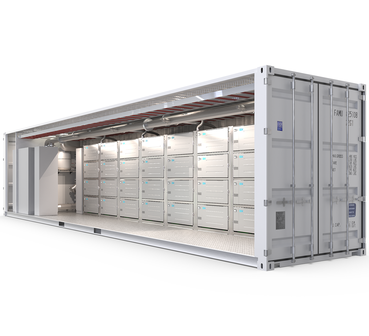 40HD Immersion Mining Container - DCX Liquid Cooling Company